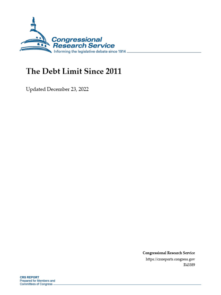 U.S. Debt Limit Overview Since 2011 | PDF | United States Debt Ceiling ...
