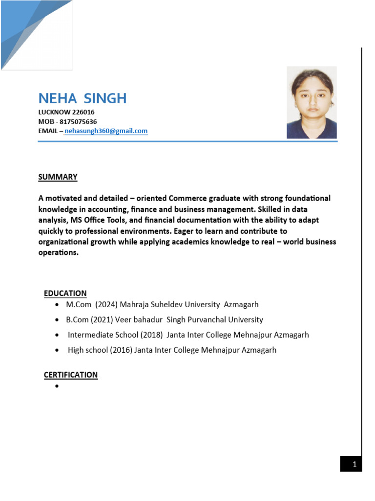 Neha Singh | PDF