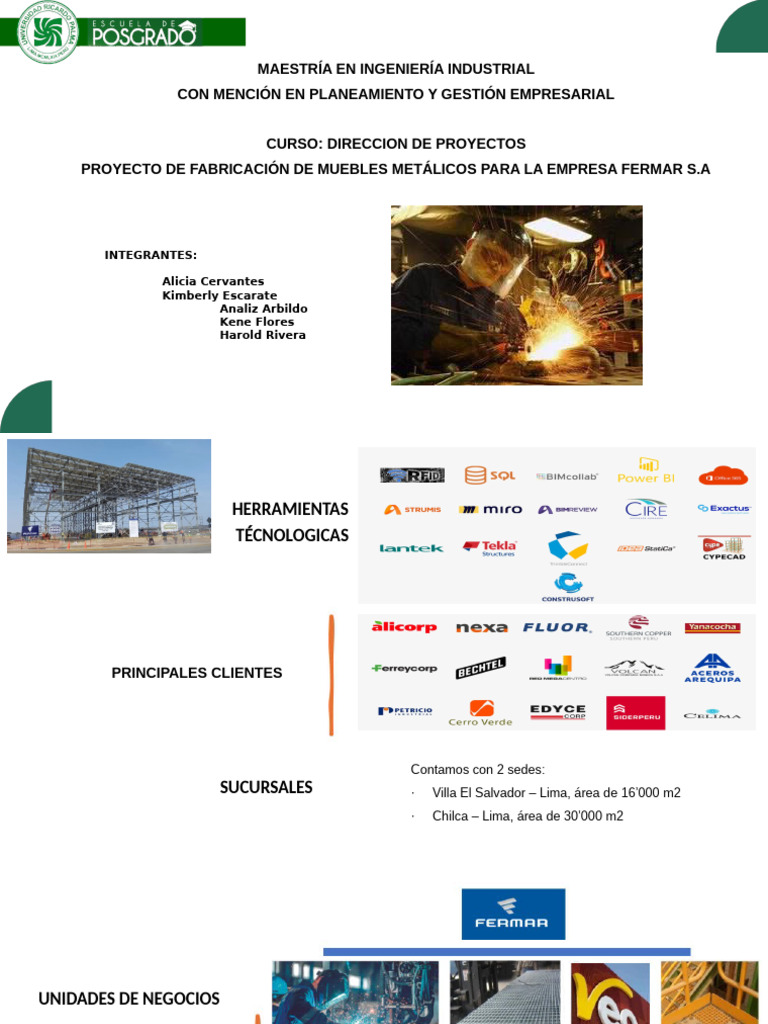Presentacion FERMAR Rev2 | PDF | Business | Soldadura