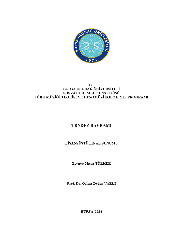 Trndez Ri̇tüeli̇ | PDF