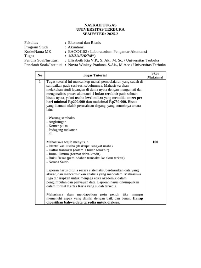 Naskah Tugas Sesi 7 | PDF