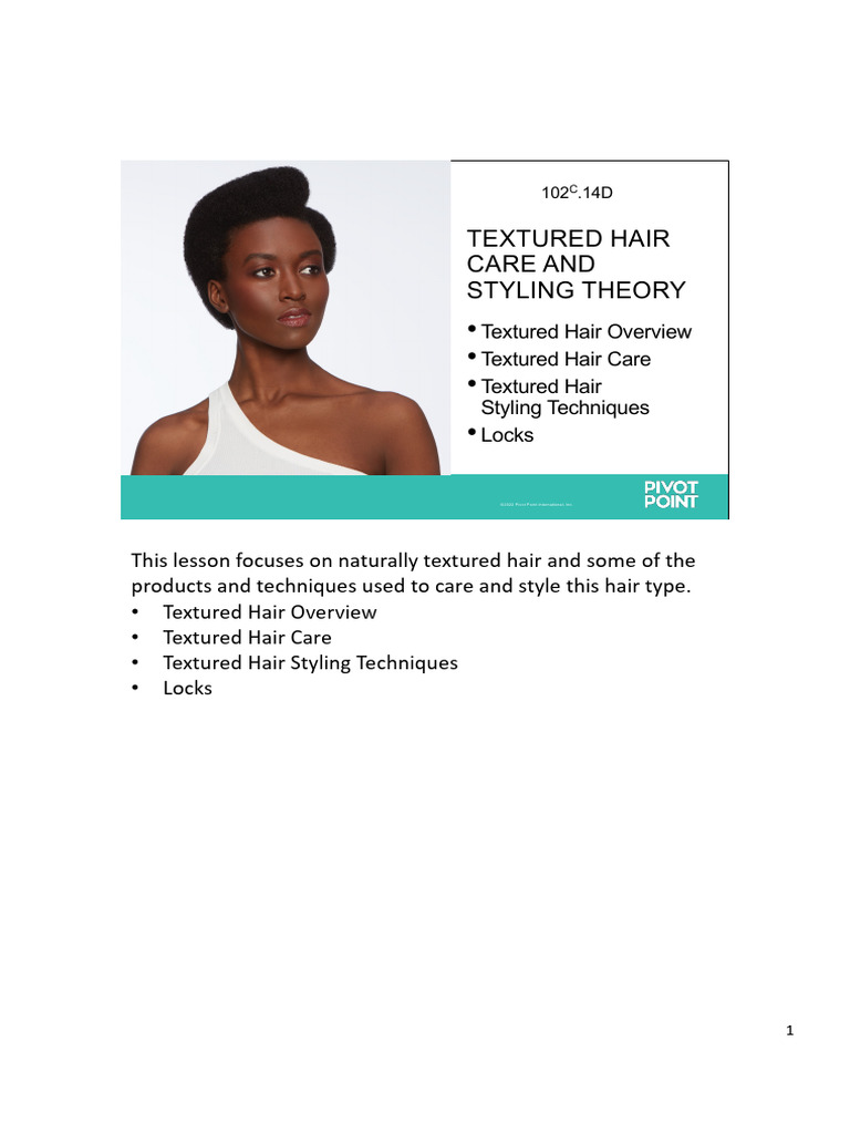StudySlides For Textured Hair Overview and Styling Theory | PDF | Hair ...