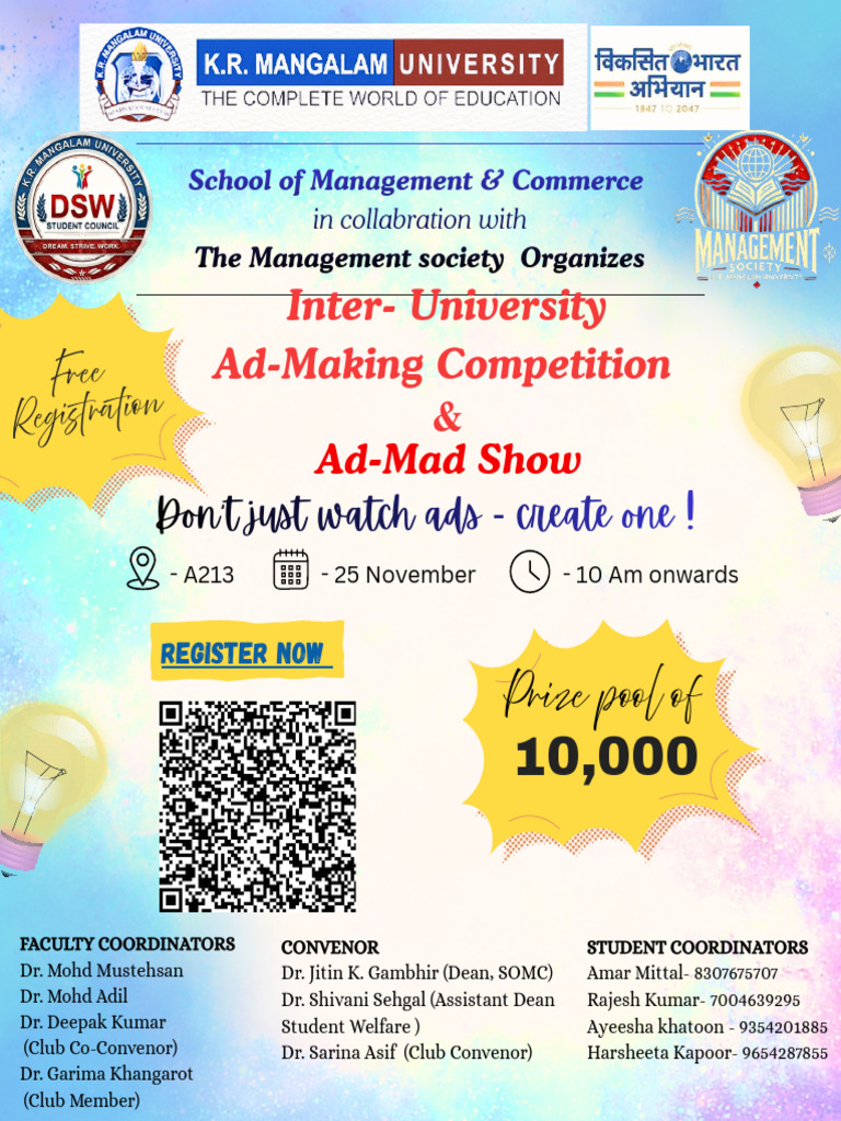 Inter-University Ad-Making Competition | PDF