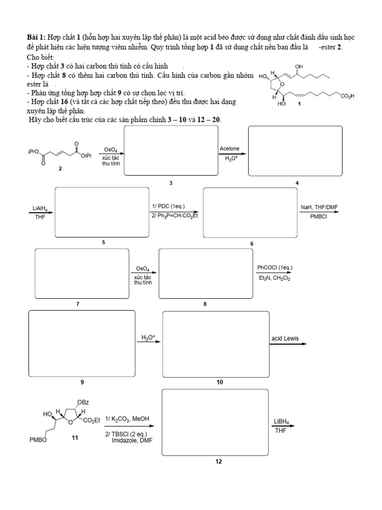 BT Chuỗi Phản Ứng | PDF