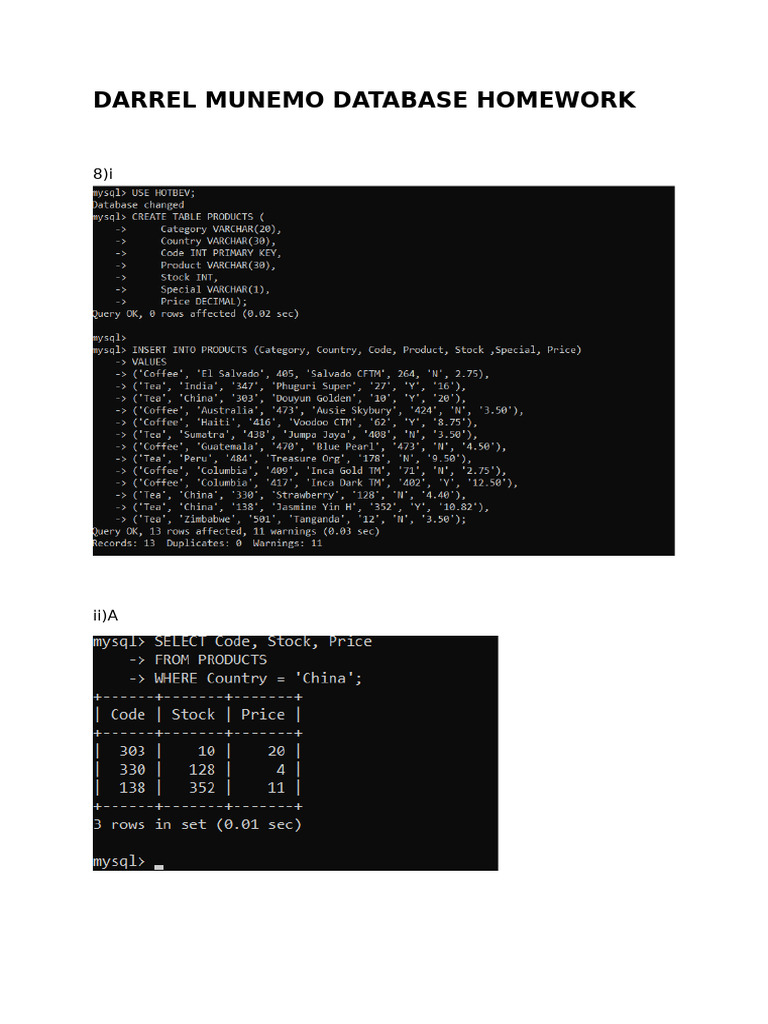 Database Homework: Sorting Algorithm | PDF