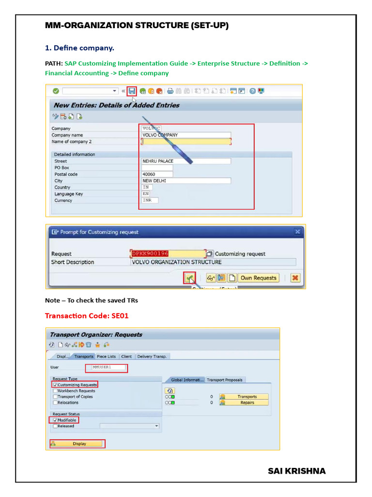 Organizational Structure in SAP MM | PDF | Business