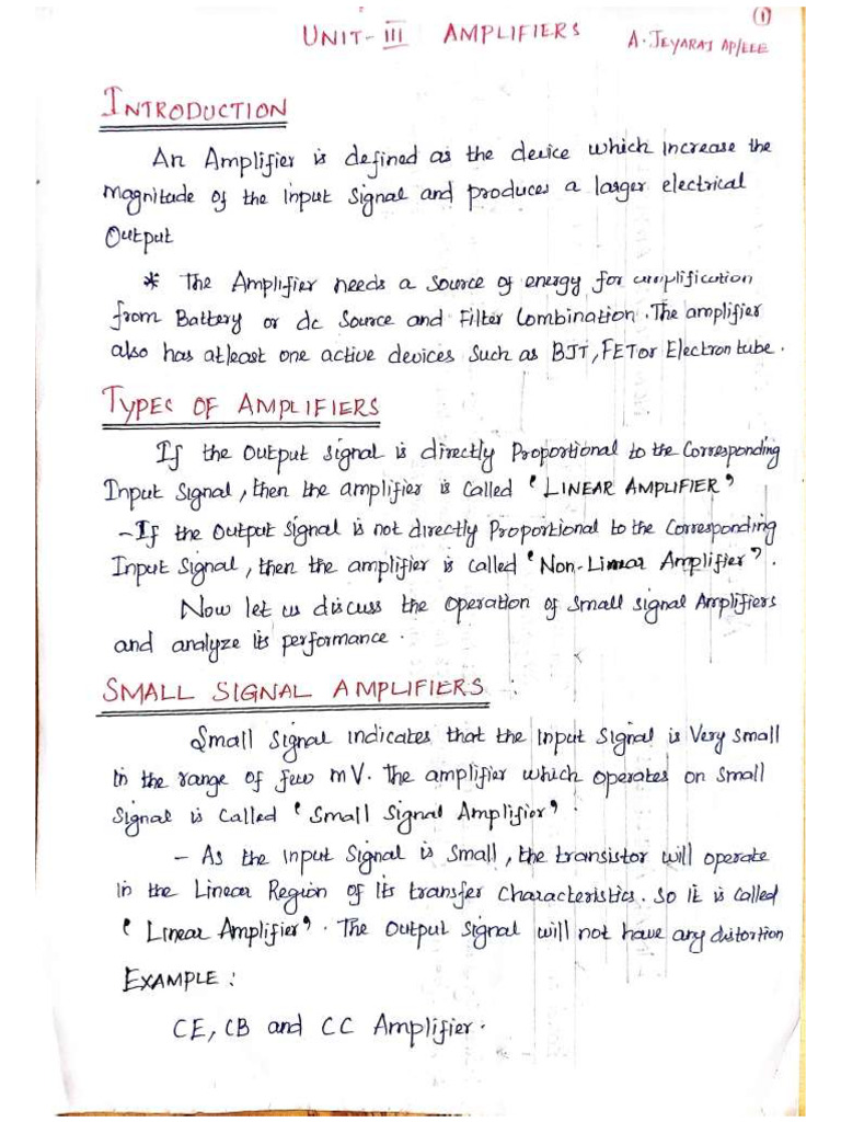 Ec3301 Unit III | PDF