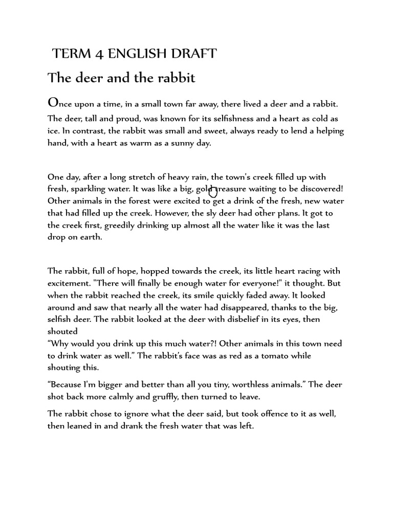 Term 4 English Draft | PDF
