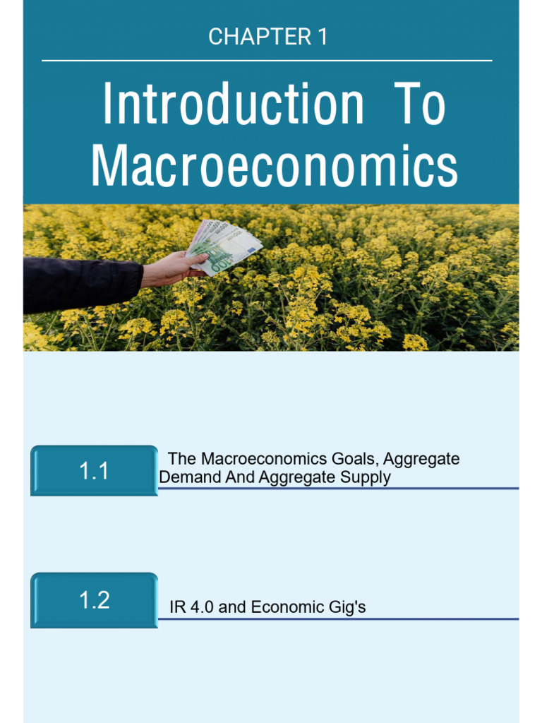 MAcroz Chapter 1 | PDF | Macroeconomics | Economics