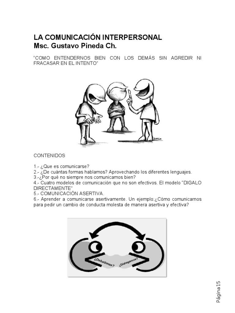 1. Comunicacion Interpersonal | Comunicación no verbal | Comunicación