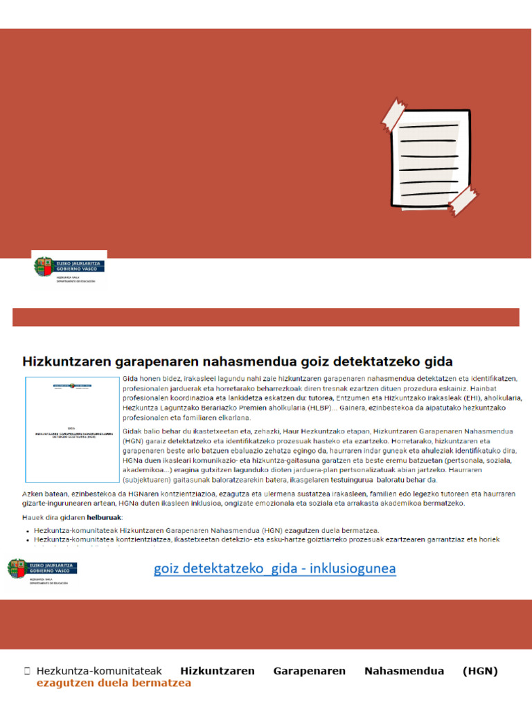 HGN - Gidaren Aurkezpena | PDF