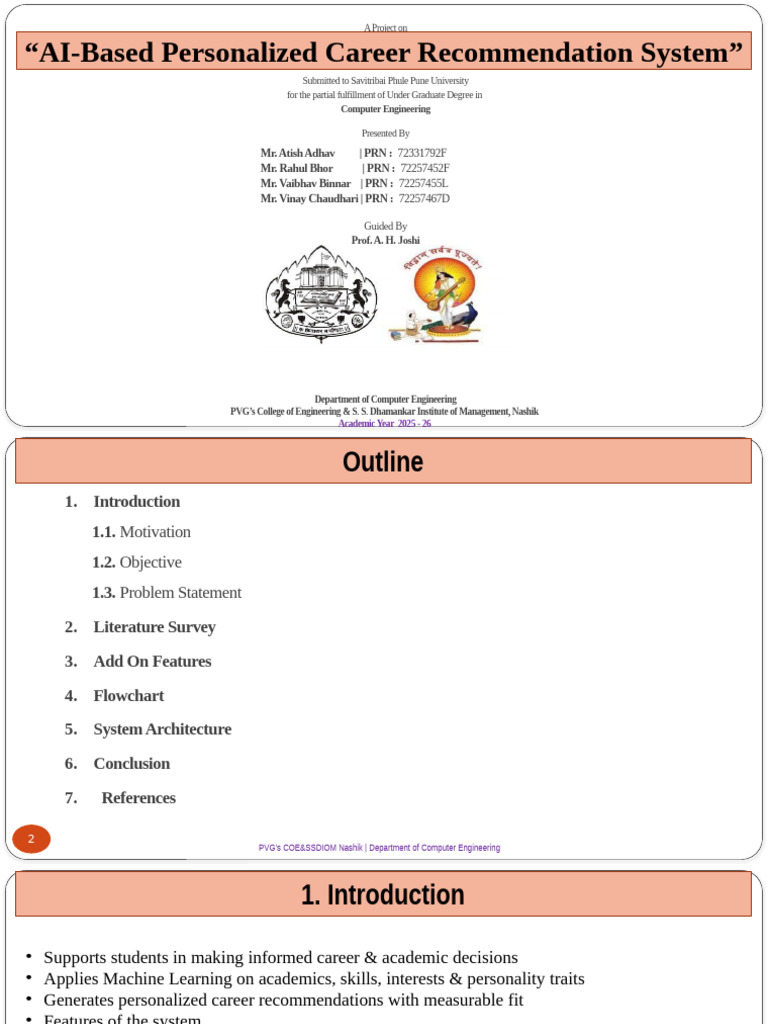 AI-Based Personalized Career Recommendation System 2.0 | PDF | Computing
