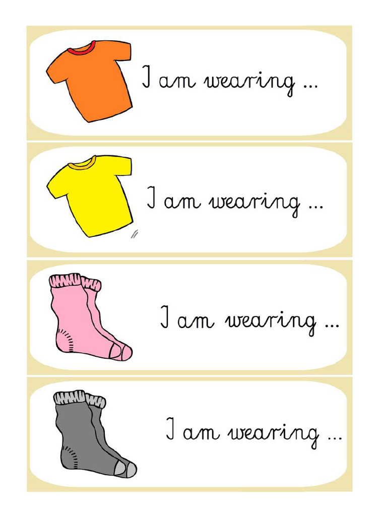 Clothes and Weather | PDF