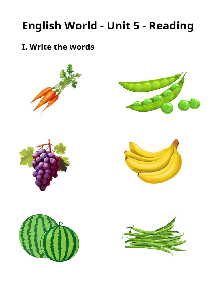 English World - Unit 5 | PDF