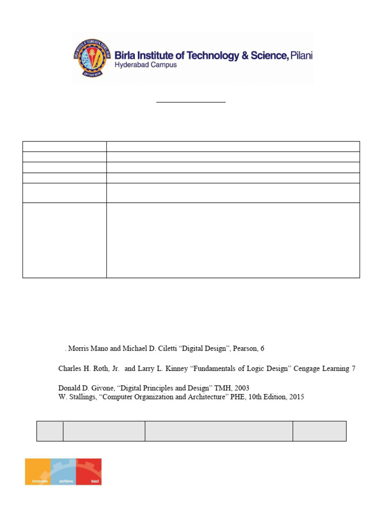 Course Handout | PDF | Logic Gate | Hardware Description Language
