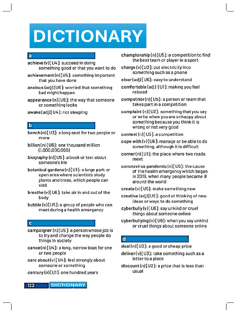 Dictionary | PDF