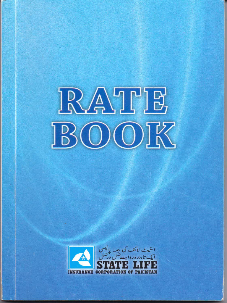 Rate Book-1 | PDF