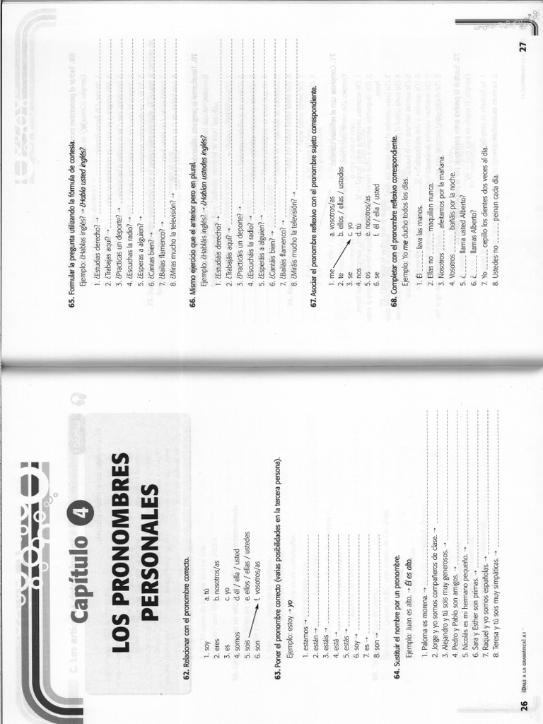 Pronombres Personales | PDF