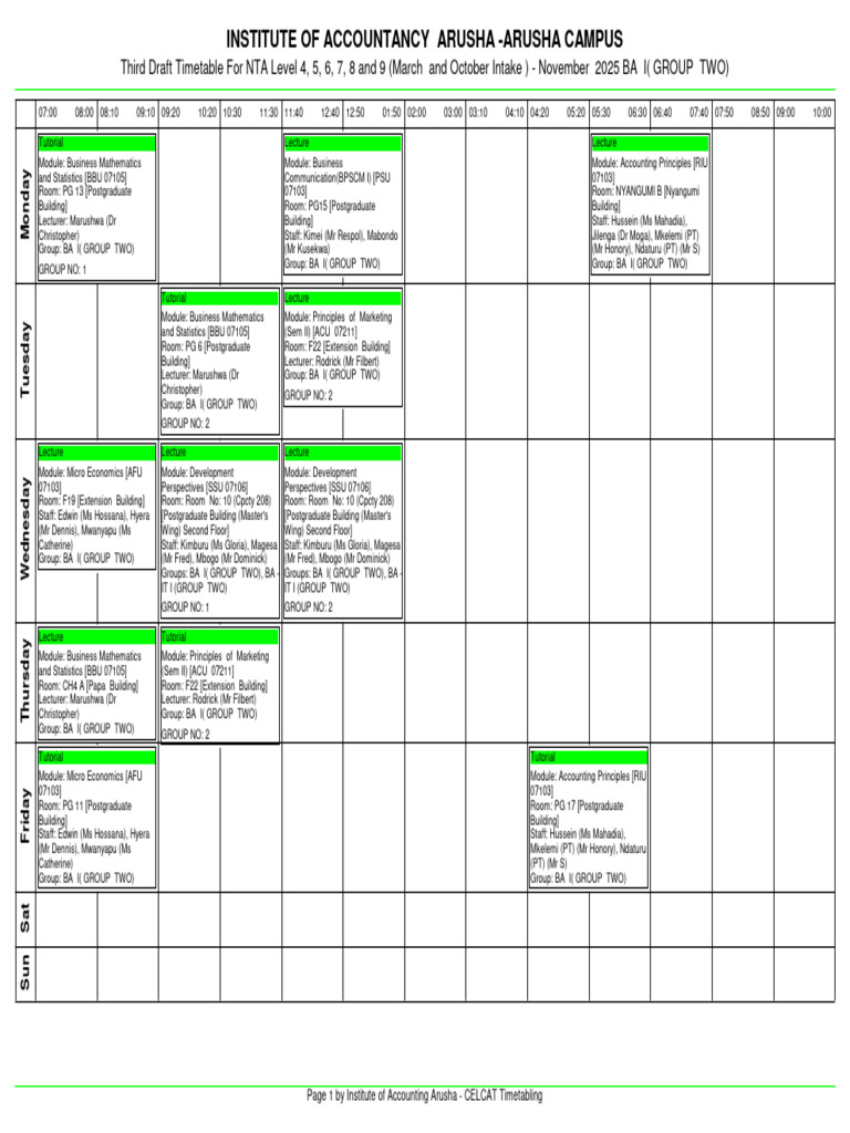 Third Draft TT- Groups 2526 | PDF | Science