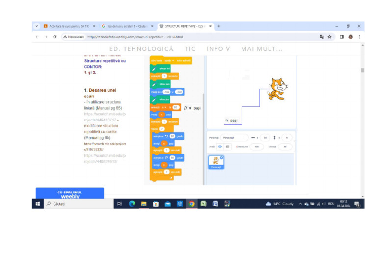 Desenare Scara in Scratch | PDF