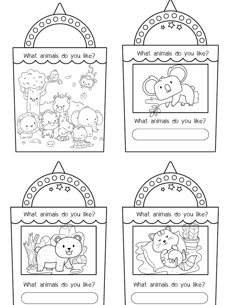 แบ่งปันสื่อสร้างสรรค์ creative What animals do you like | PDF