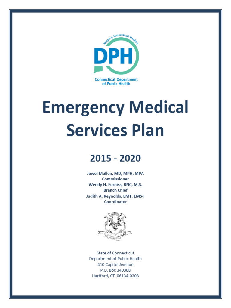 State Ems Plan 20152020 Final PDF | PDF | Emergency Medical Services | Emergency Medical Technician