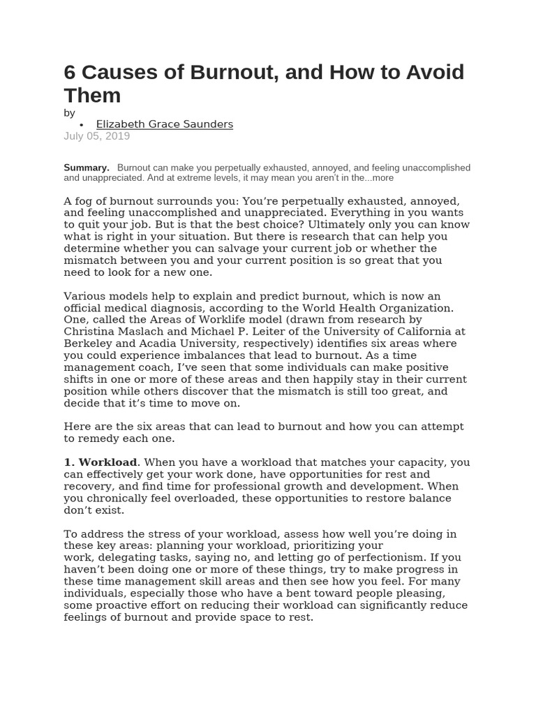 Burnout Clanak | PDF | Occupational Burnout | Workload