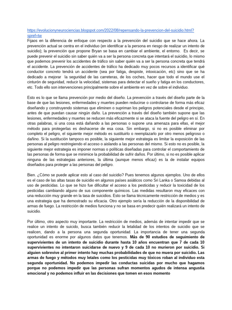 Craig Bryan | PDF | Suicidio | Accidente de tráfico
