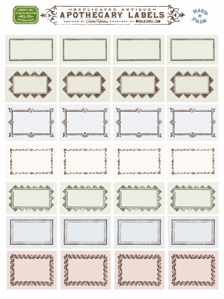 CH WL Apoth Labels 03-Fillable | PDF