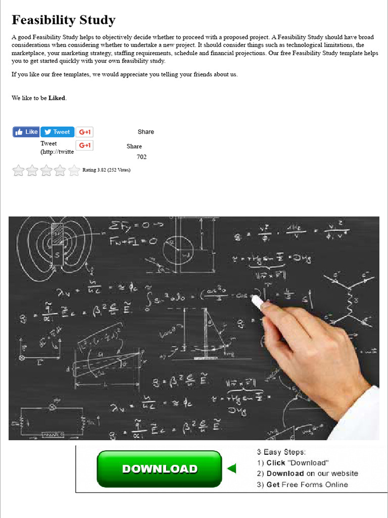 Feasibility Study Template | PDF | Marketing | E Commerce