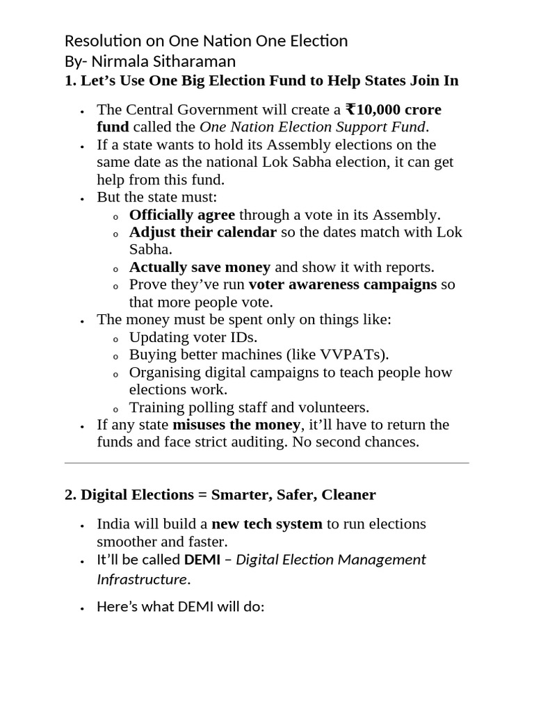 Resolution Rajya Sabha | PDF | Elections | Government