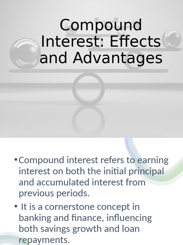 Understanding Compound Interest Benefits | PDF