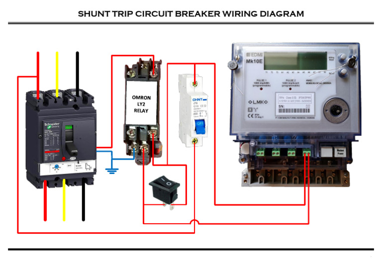 Shunt Trip Circuit Breaker Wiring Diagram | PDF