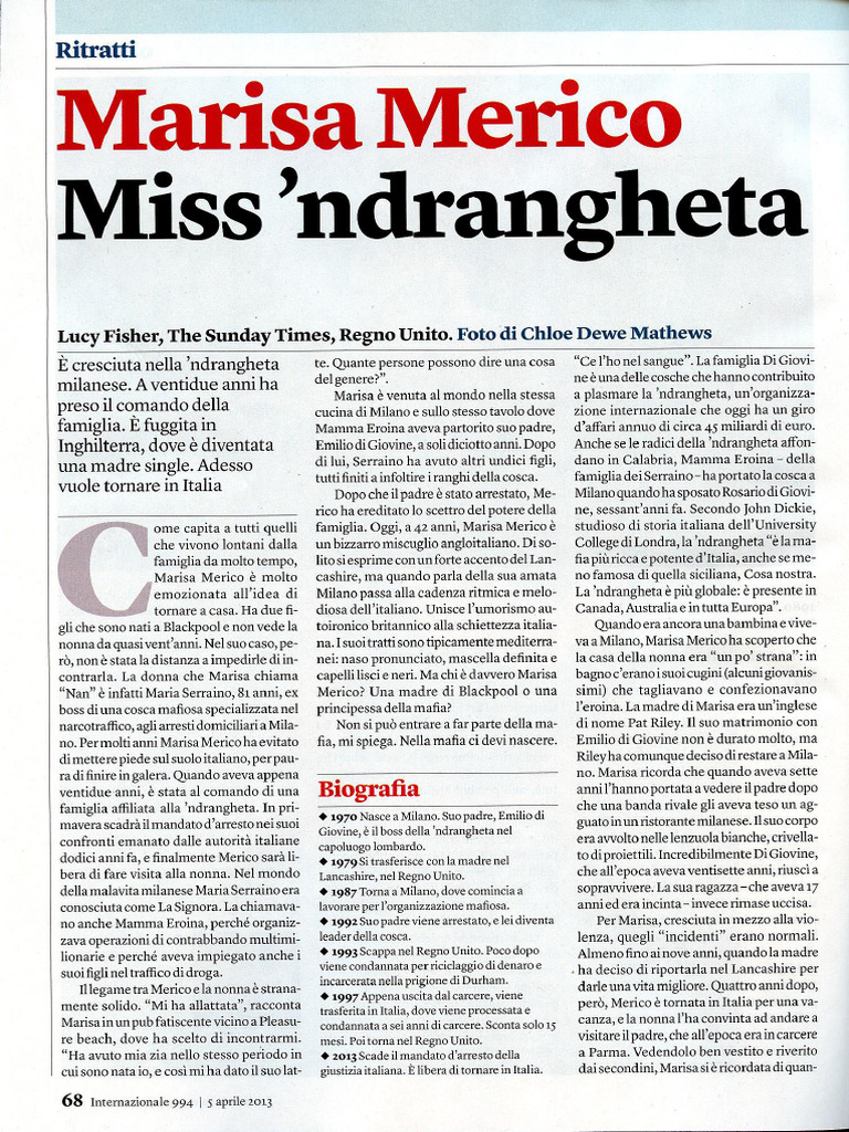 Marisa Merico | PDF