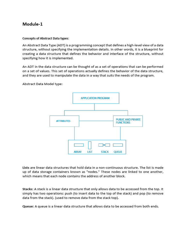 DSA_Notes | PDF | Pointer (Computer Programming) | Data Structure