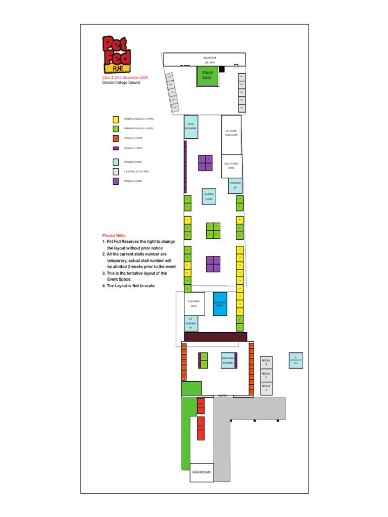 Pune Dog Show Layout 2025 | PDF | Bus Transport | Public Transport