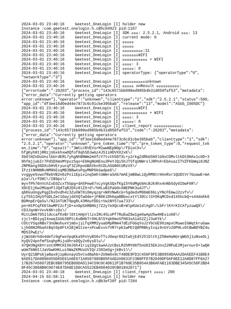 Onelogin Log | PDF | Computer Architecture | Concurrent Computing