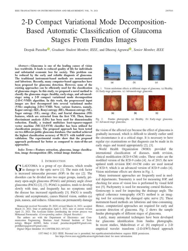 2-D Compact Variational Mode Decomposition - Based Automatic ...