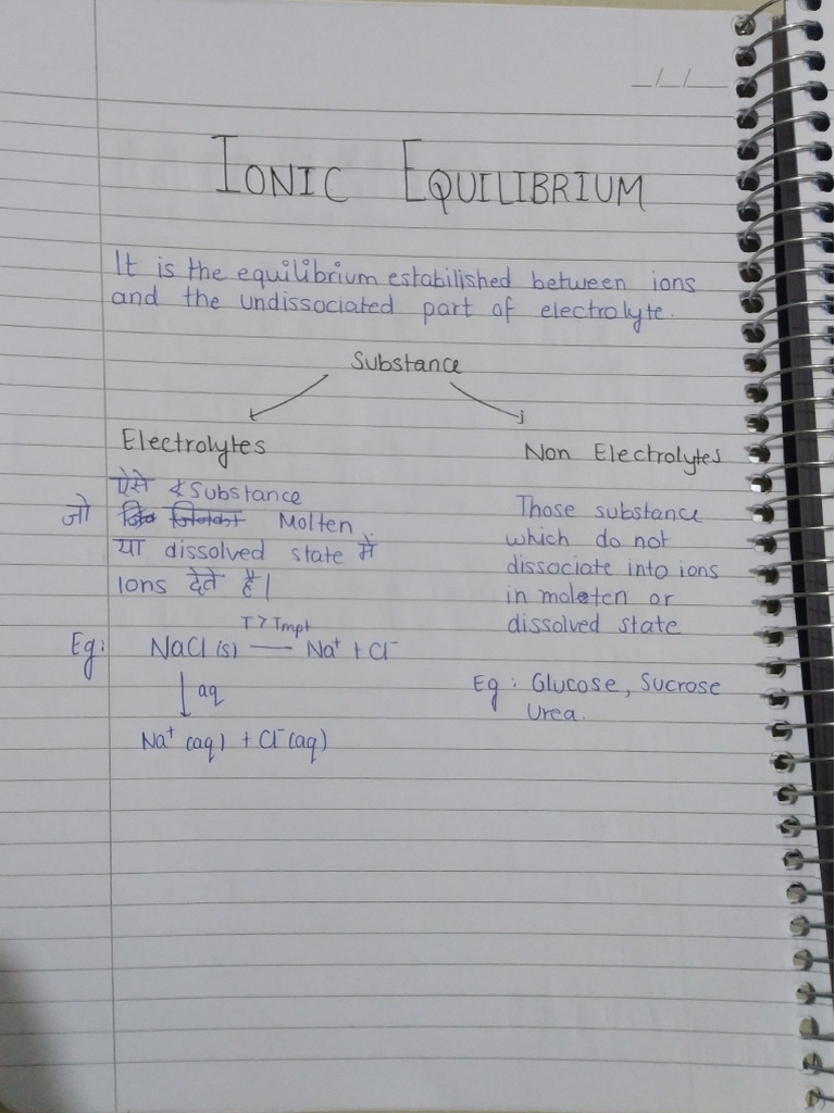 Ionic Equilibrium | PDF