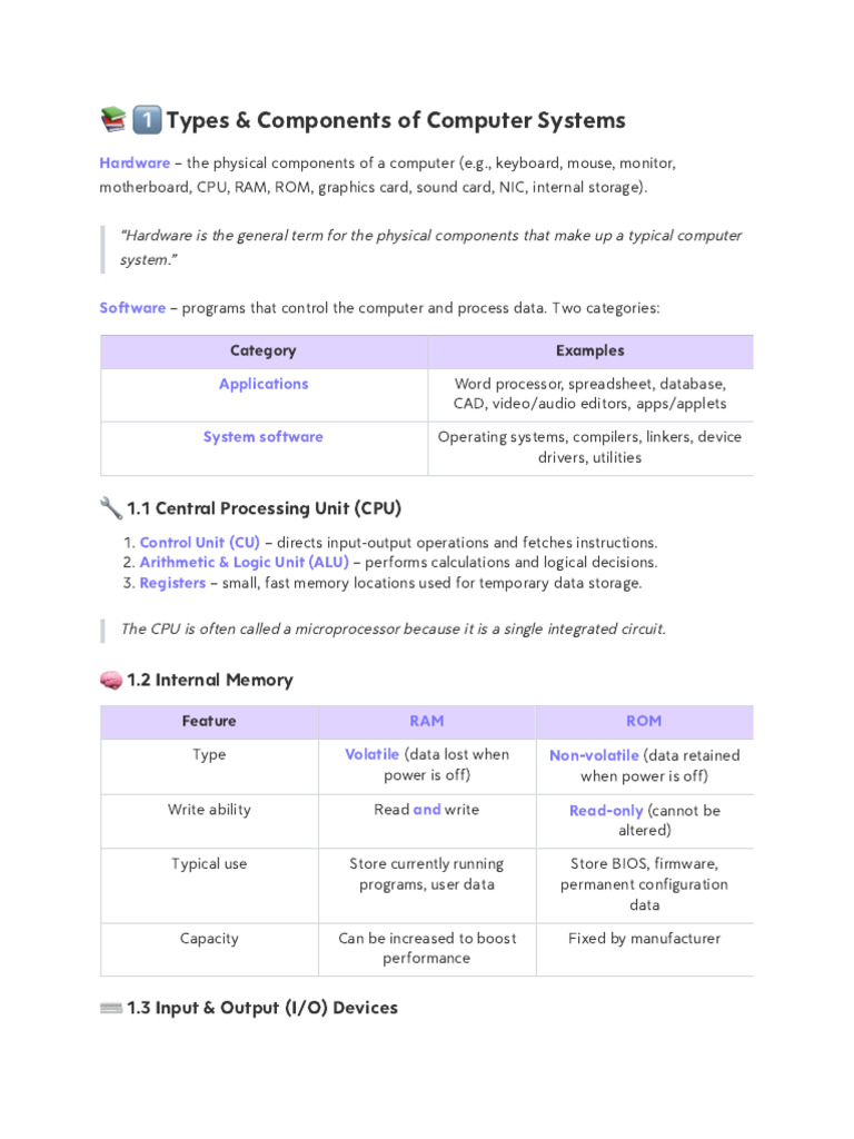 Core IT Concepts - Systems, Networks, Security | PDF | Computer Network ...