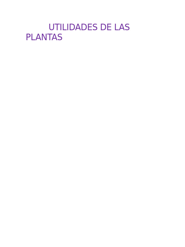 PLANTAS 1111 | PDF