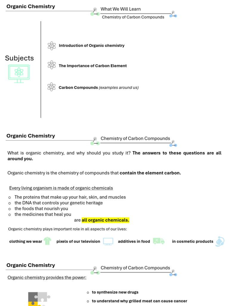 Understanding Organic Chemistry Basics | PDF | Chemical Bond ...