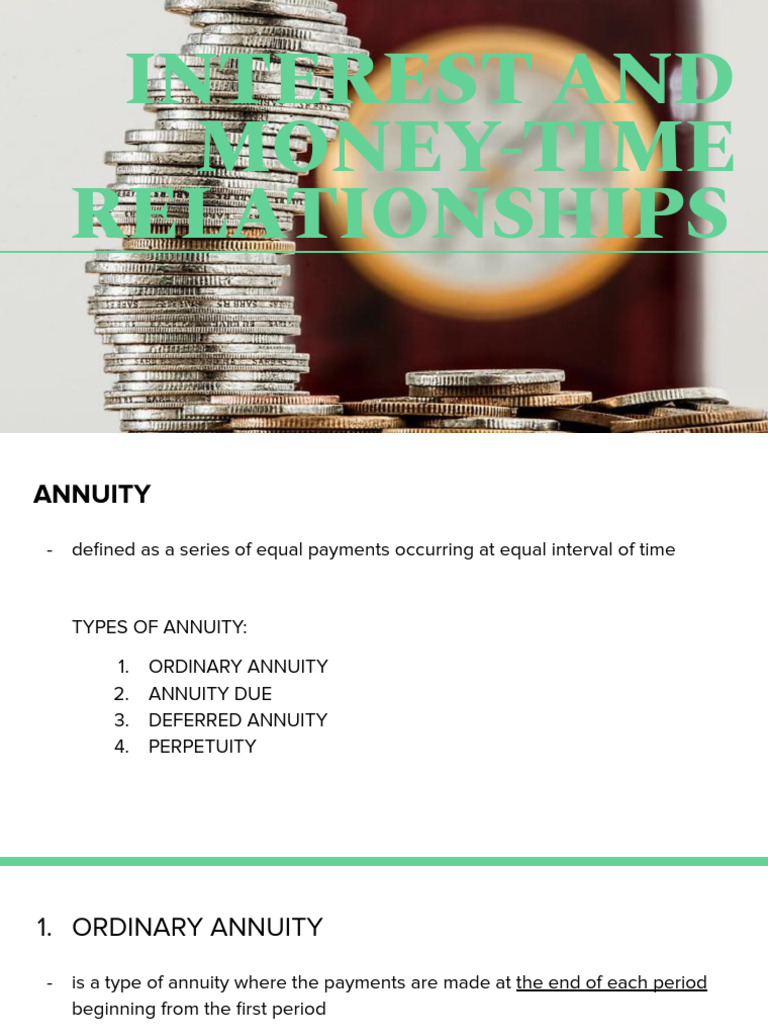CE116_04_Annuity | PDF | Interest | Economies