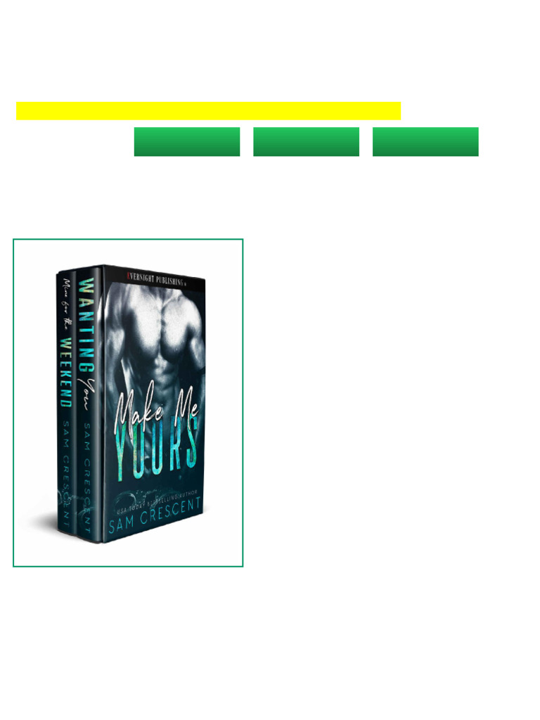 Make Me Yours Boxed Set 1st Edition Sam Crescent: Mirror Link | PDF ...