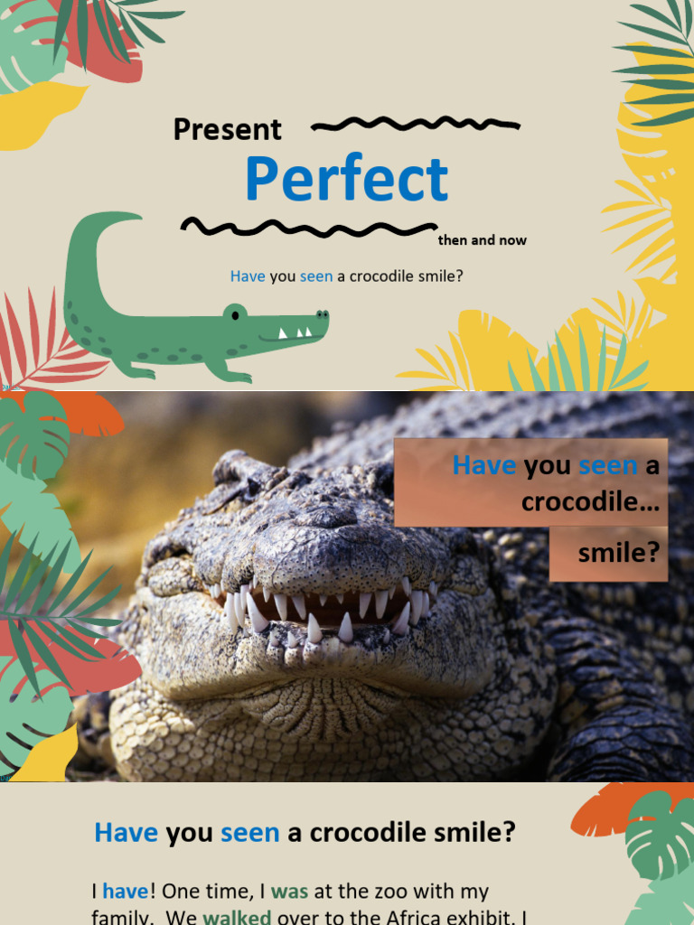 Present Perfect Presentation Grammar Drills 123955 | PDF | Semantics ...