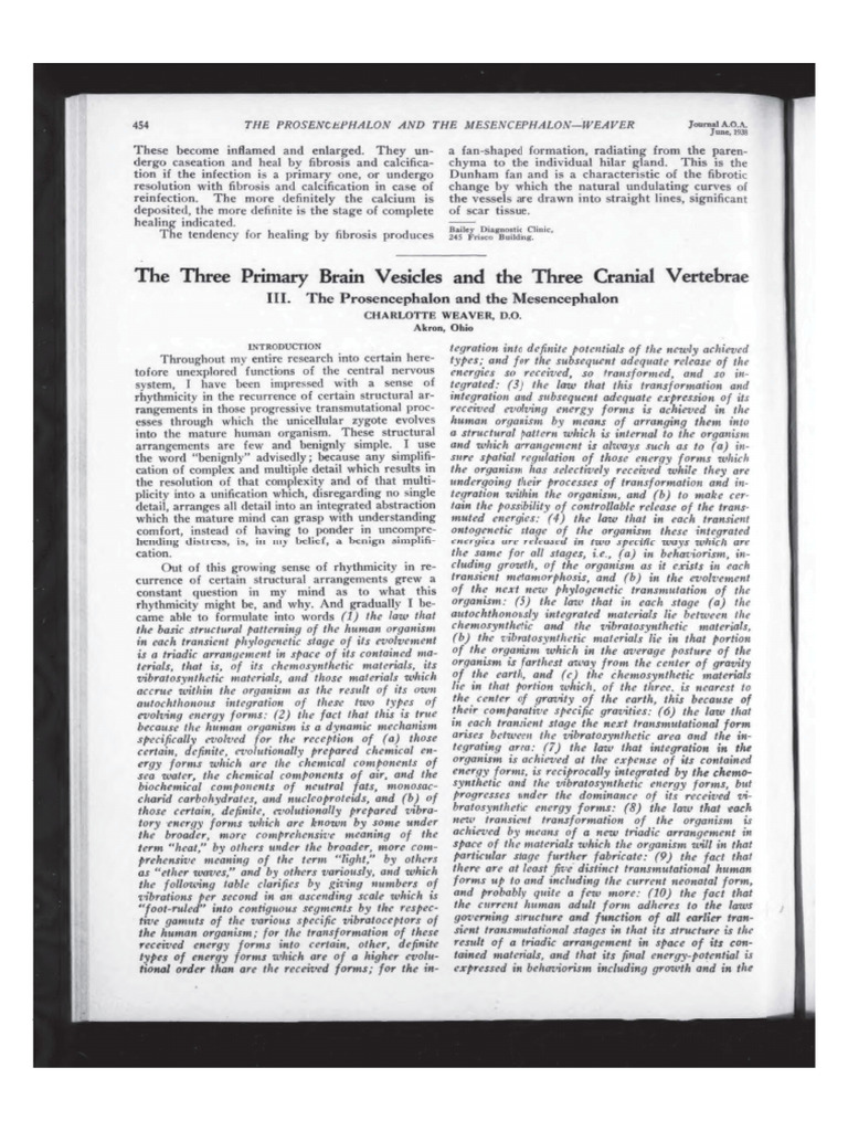 10-The Three Primary Brain Vesicles and the Three Cranial Vertebrae, 3.1-The Prosencephalon and ...