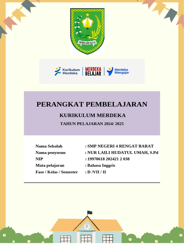 Modul Ajar Chapter 4 My School Activities | PDF