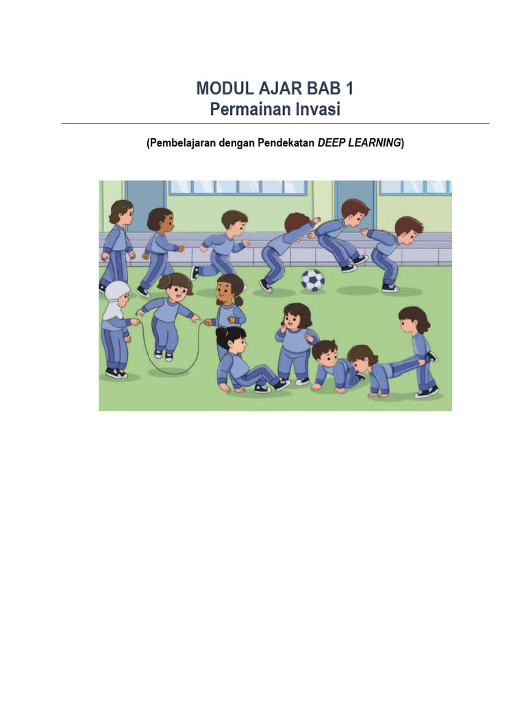 Modul Pembelajaran Permainan Invasi | PDF
