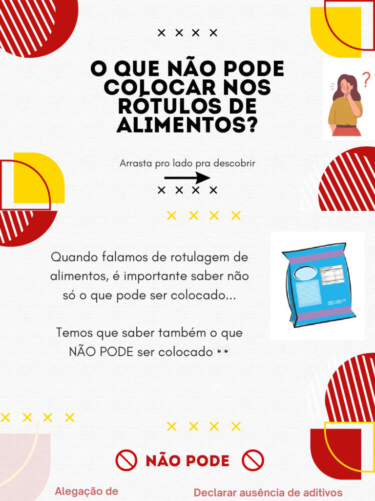 O que evitar nos rótulos de alimentos | PDF