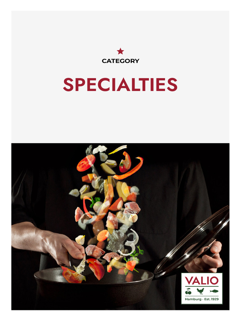 VALIO Product Catalog Specialties 2025 en Web | PDF | Pork | Beef